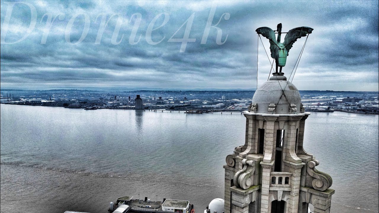 Royal Liver Building 2023 Drone Footage #liverbird #liverpool #batman # ...