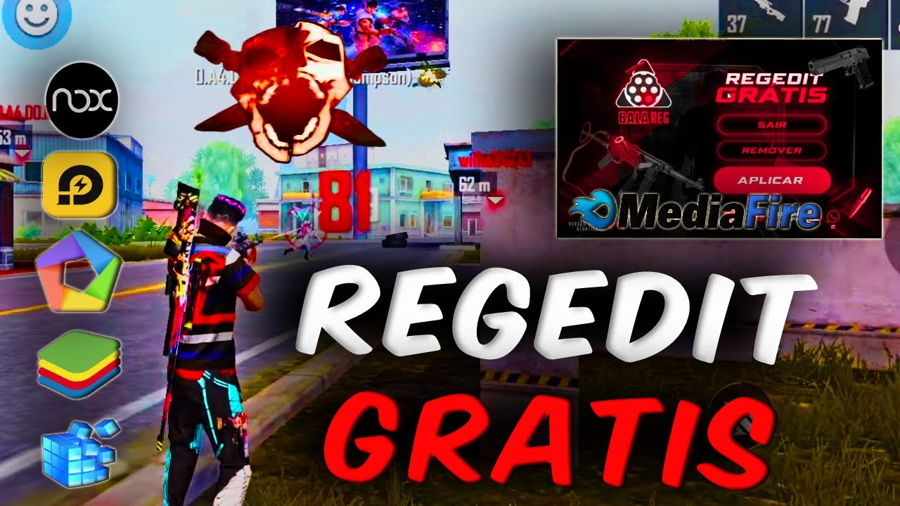 Melhor Regedit Grátis Emulador FF Funciona Em Todos Emuladores ...