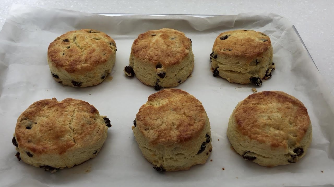 How to make Raisin Scones - YouTube