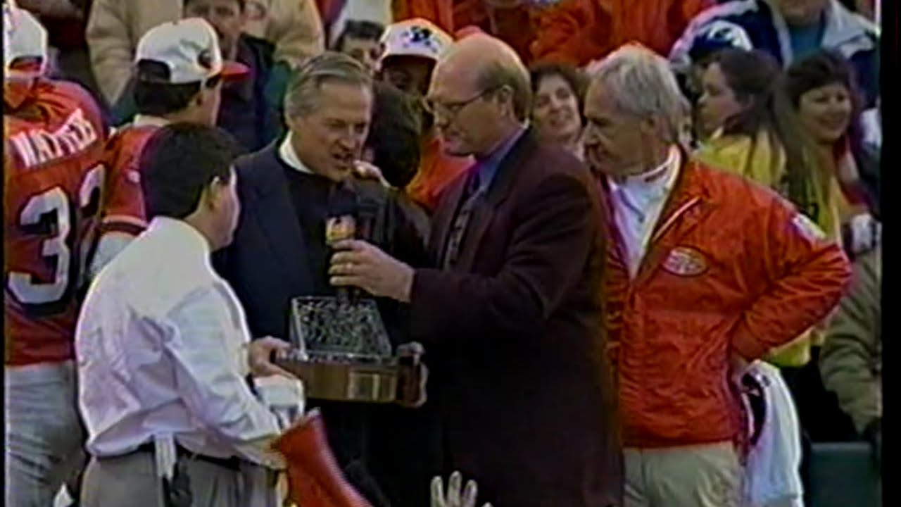 1994 NFC Championship post game on Fox and Trophy presentation - YouTube