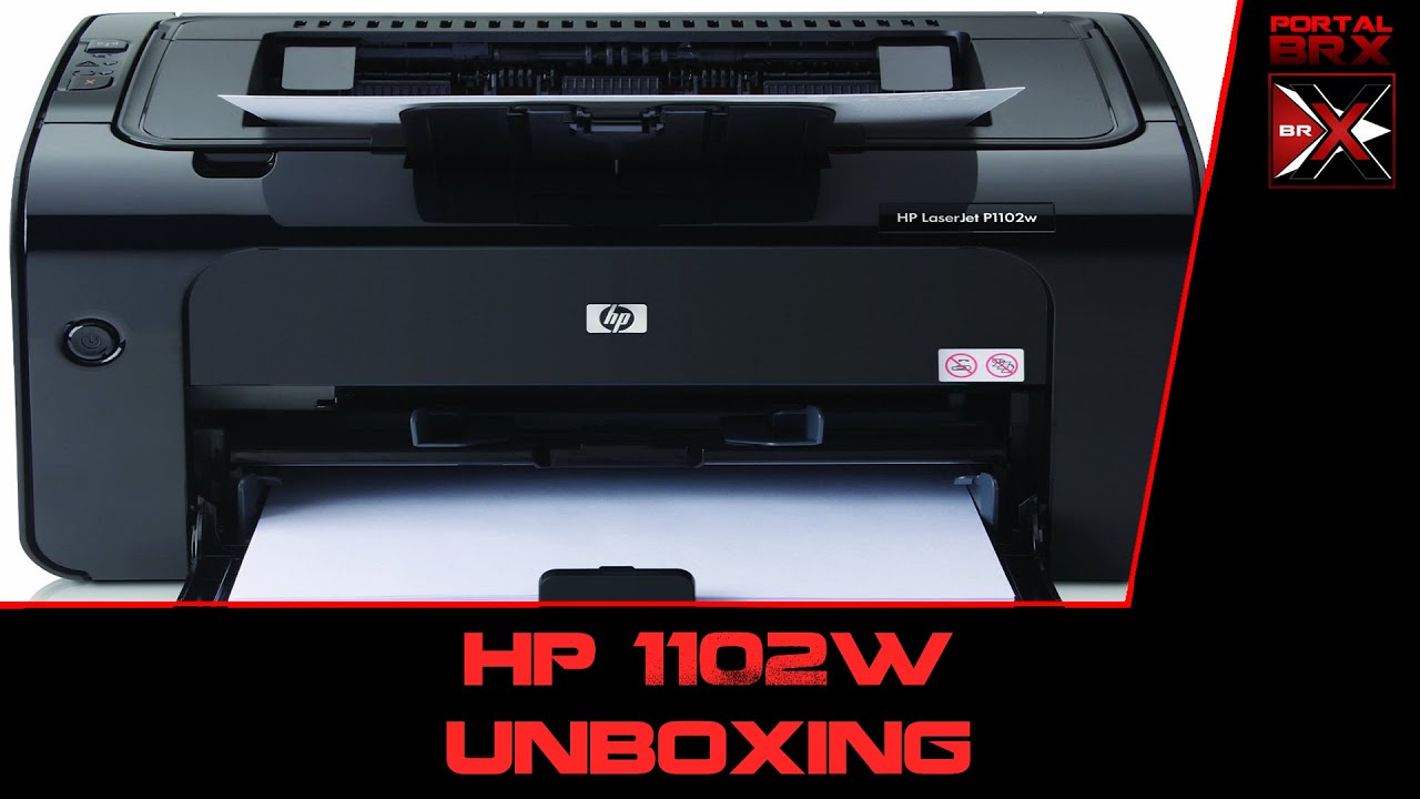 HP Lazerjet PRO 1102w Unboxing - YouTube