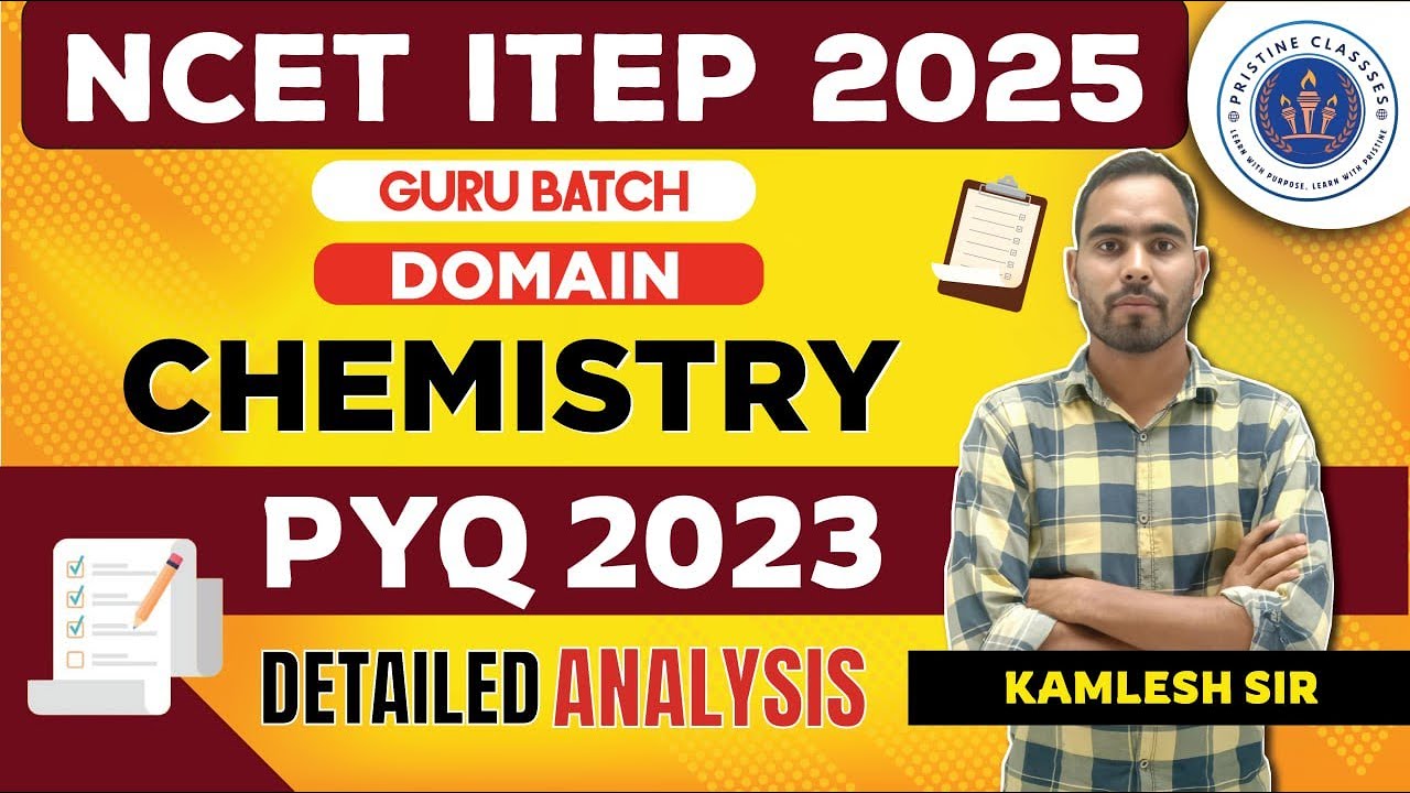 NCET Chemistry PYQ 2023 | NCET PYQ 2023 | NCET 2025 | NCET Preparation ...