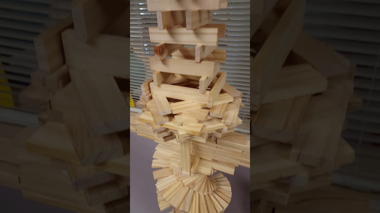 Keva plank tower - YouTube
