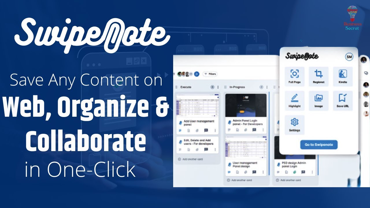 Swipe Note : Save Any Content on Web, Organize & Collaborate in One ...