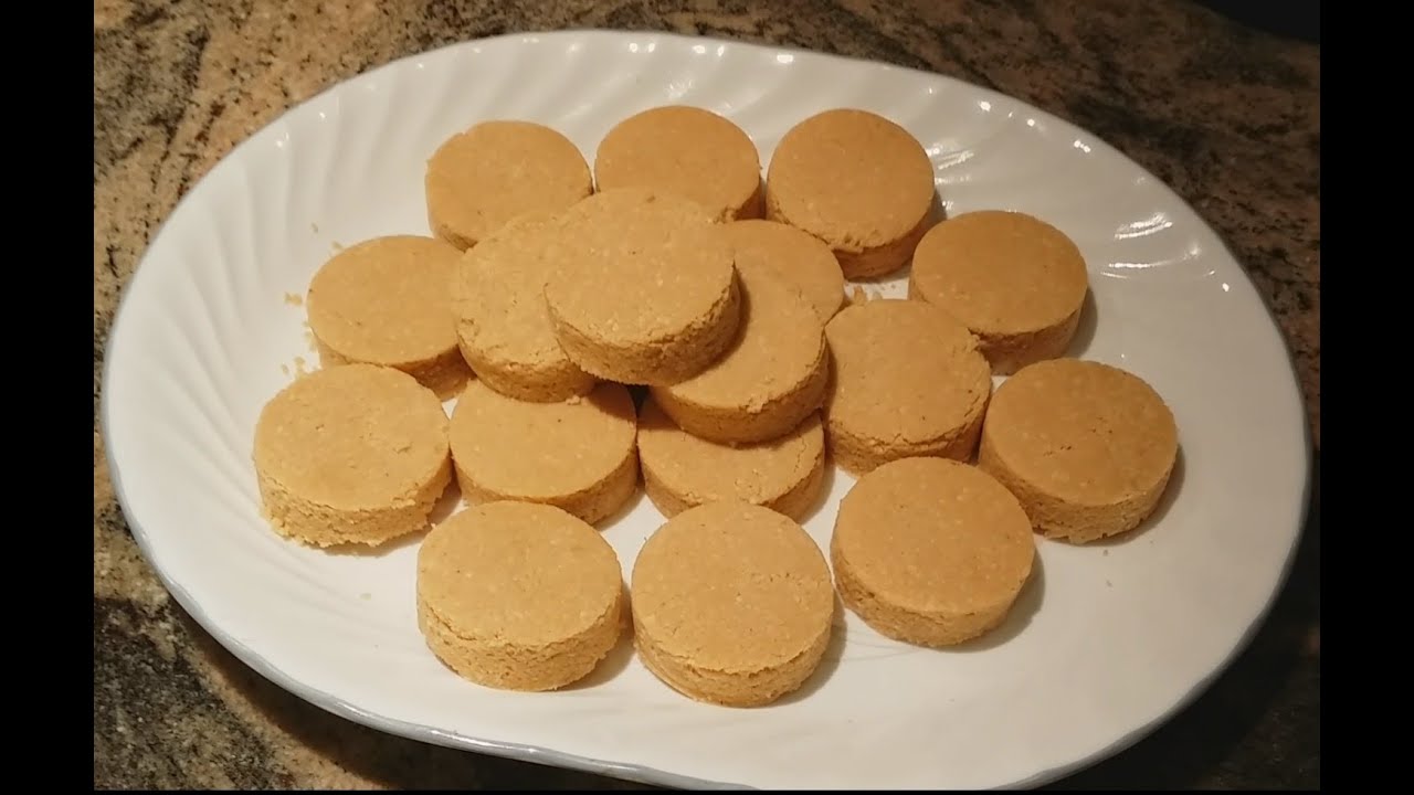 How to make Kaju Burfi | Cashew Peda Recipe | Indian Sweets - YouTube