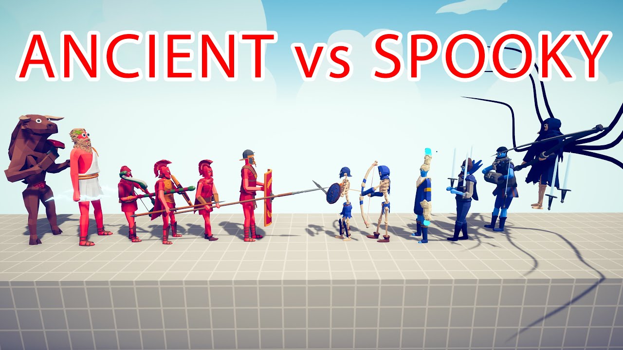 ANCIENT TEAM vs SPOOKY TEAM - Totally Accurate Battle Simulator TABS ...