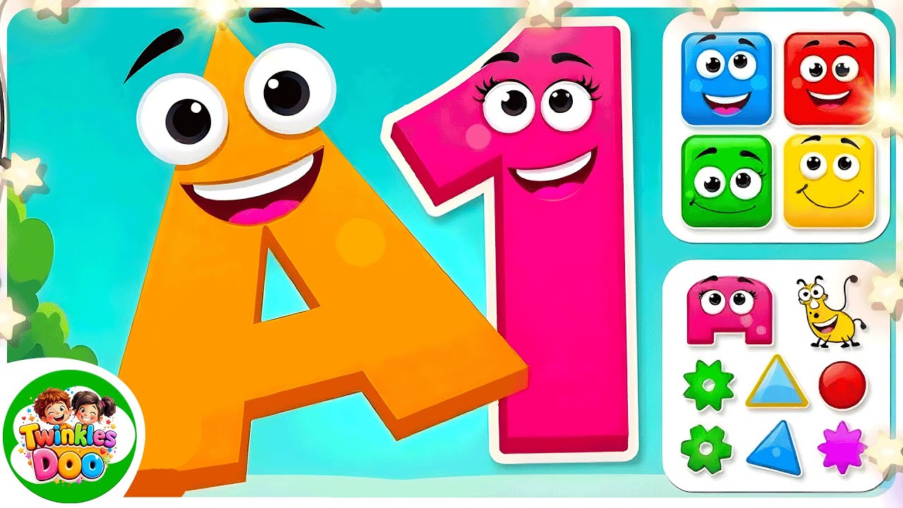 Colors, Shapes, Numbers, Alphabet & More | Toddler Learning Videos For ...