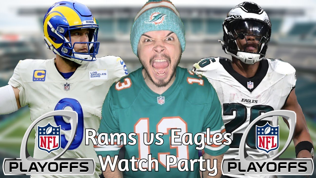 RAMS VS EAGLES WATCH PARTY! - YouTube