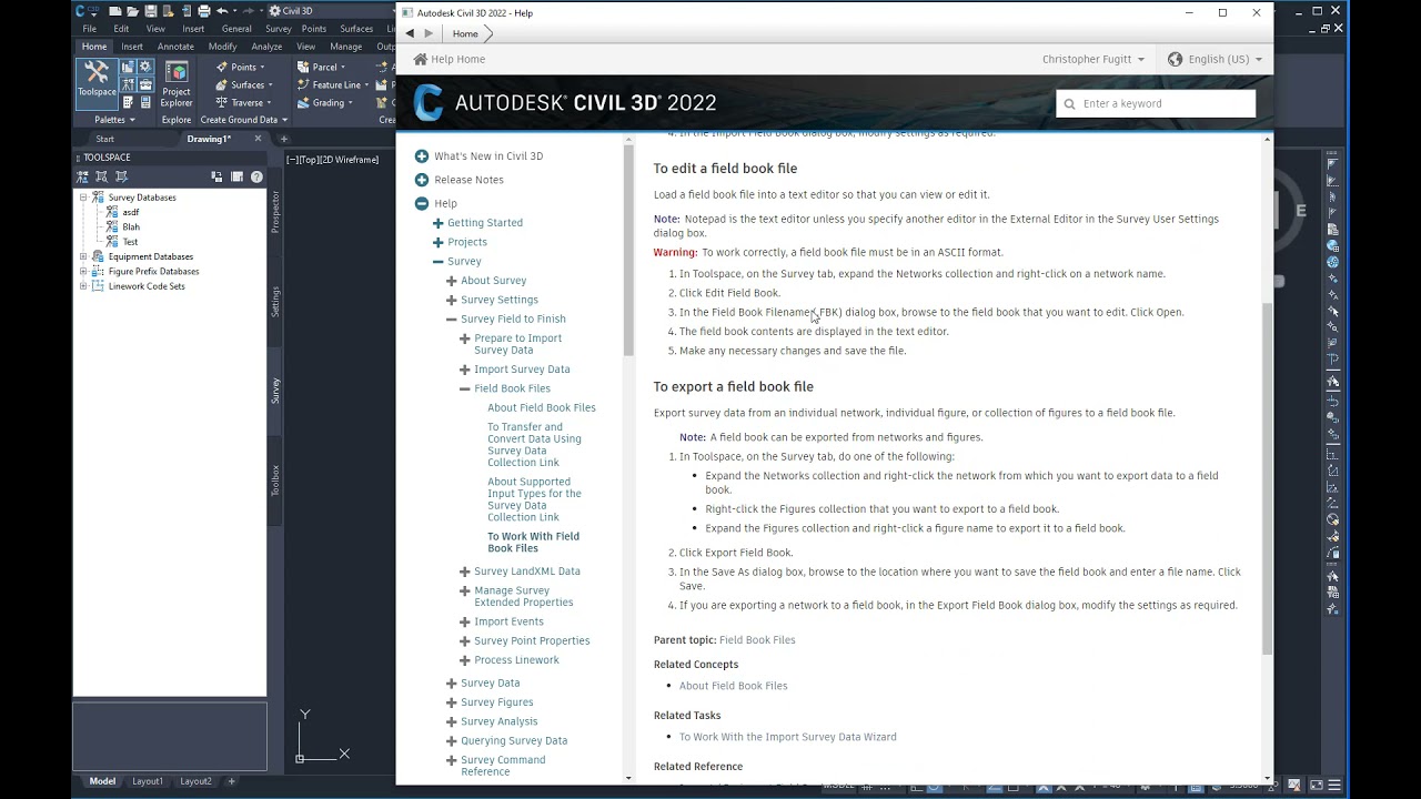 Episode: 41 Survey - Survey Field to Finish - Field Book Files - YouTube