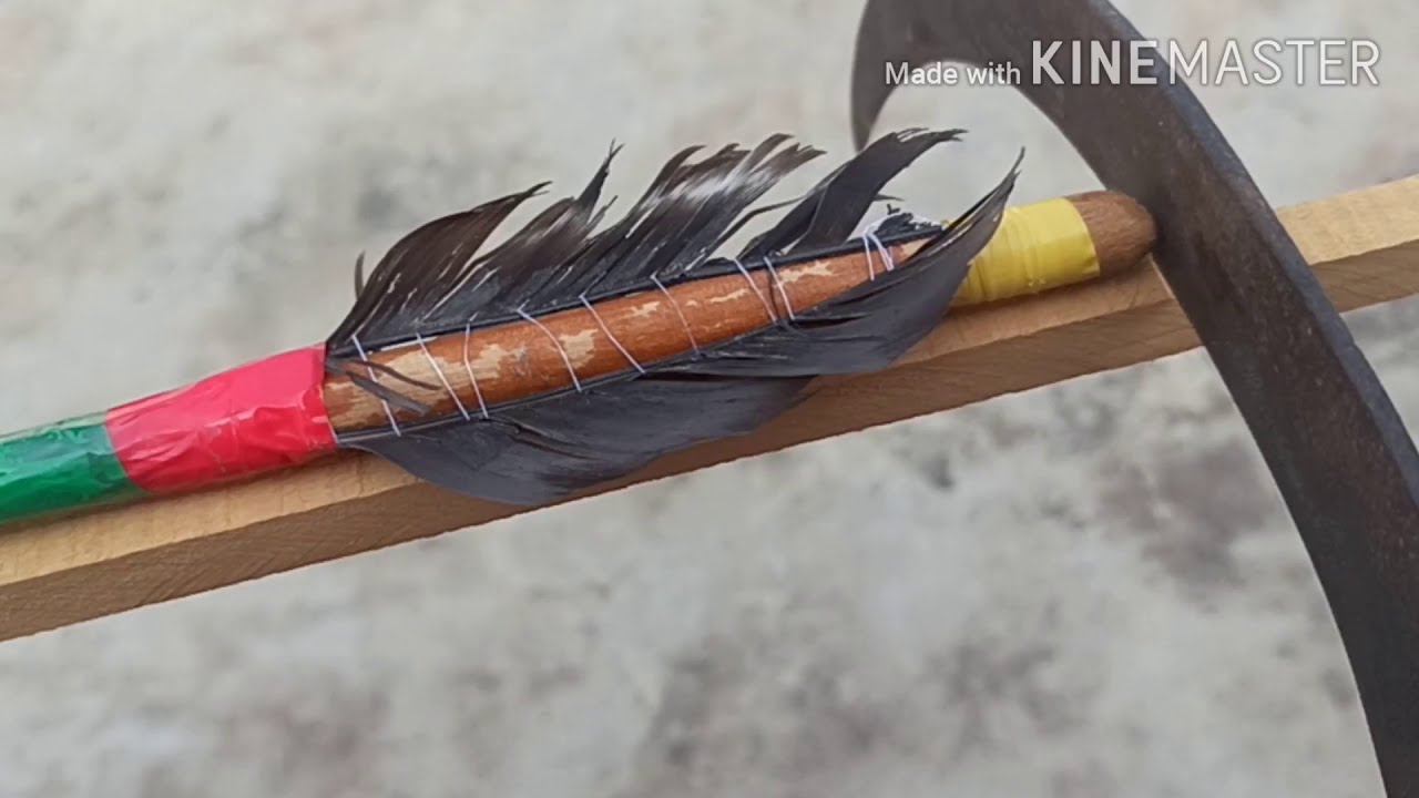 wooden arrow making. NO POWER TOOLS REQUIRED. in telugu. easy to make ...