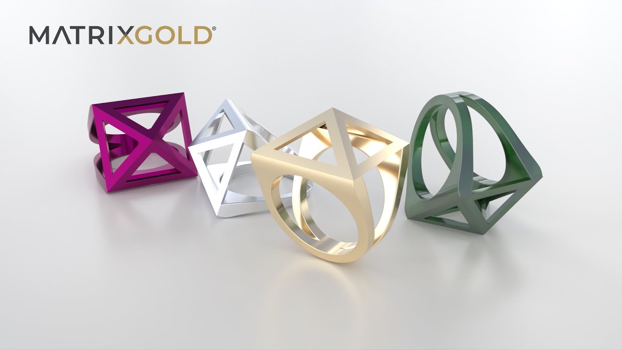 How To Design A Geometric Ring - MatrixGold Tutorial - YouTube