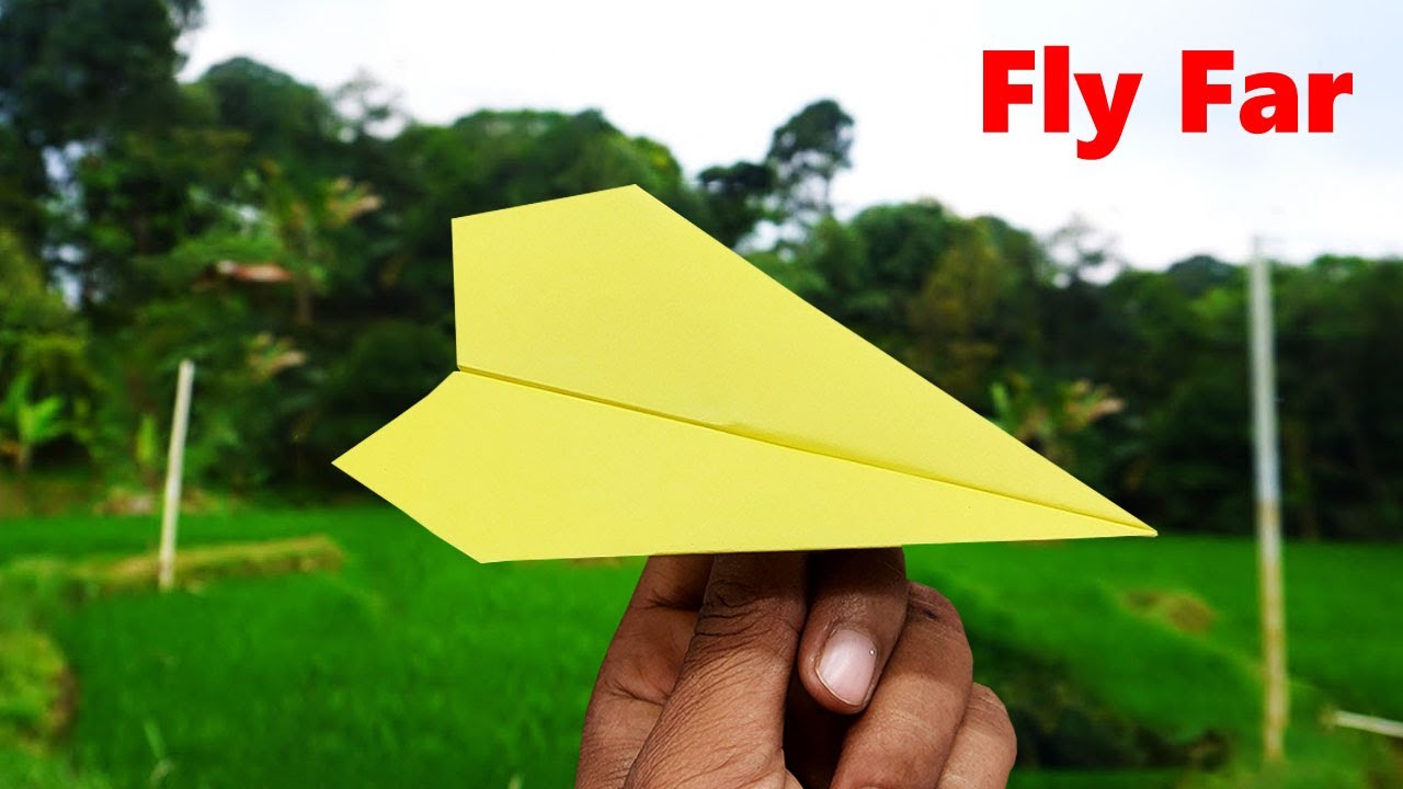 How To Make A Paper Airplane That Fly Far YouTube how-to-make-a-paper-airplane-that-fly-far-youtube