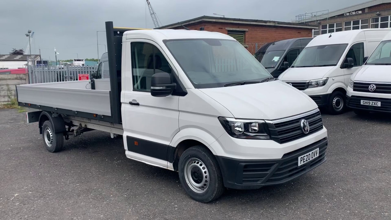 New Crafter CR35 Single cab Dropside ETG LWB for sale at Volkswagen Van ...