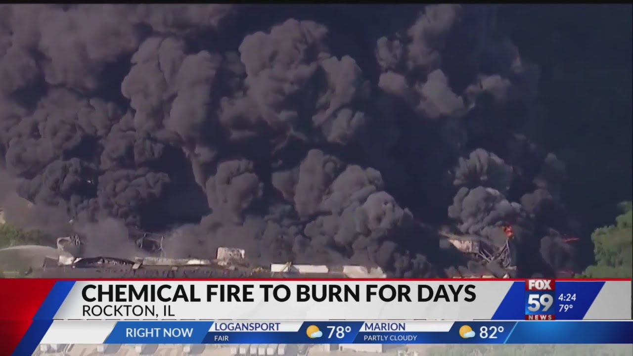 Illinois chemical plant explosion, fires prompt evacuations - YouTube