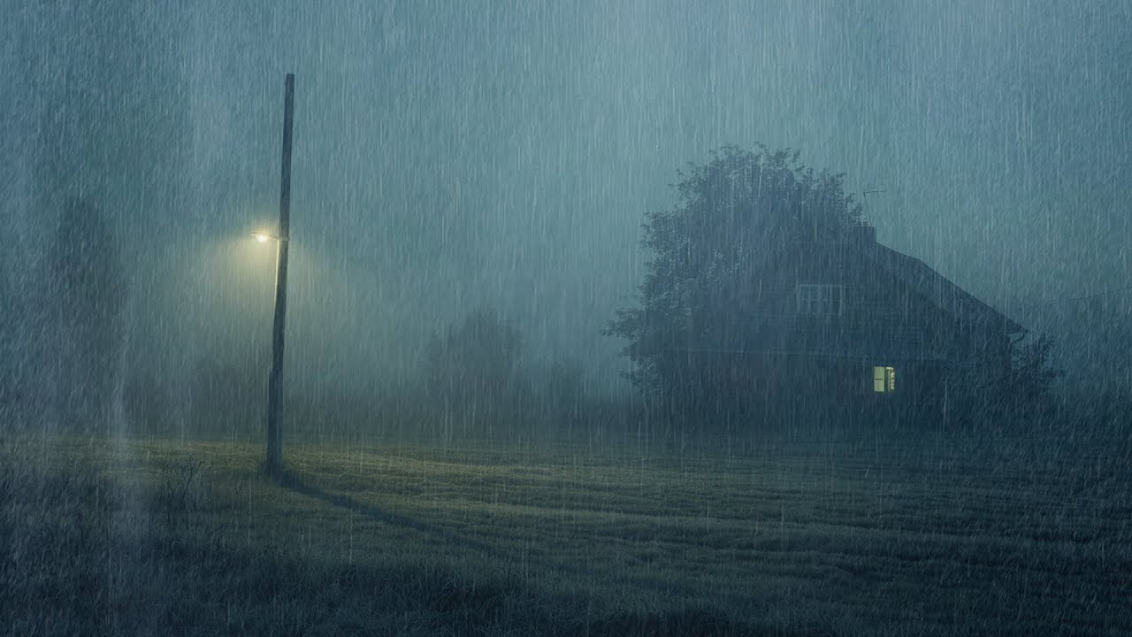 Fall Asleep Instantly in 5 Minutes with Heavy Rain at Night | Natural ...