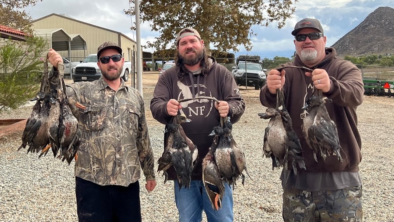 San Jacinto Southern California Public Land Duck Hunting - YouTube