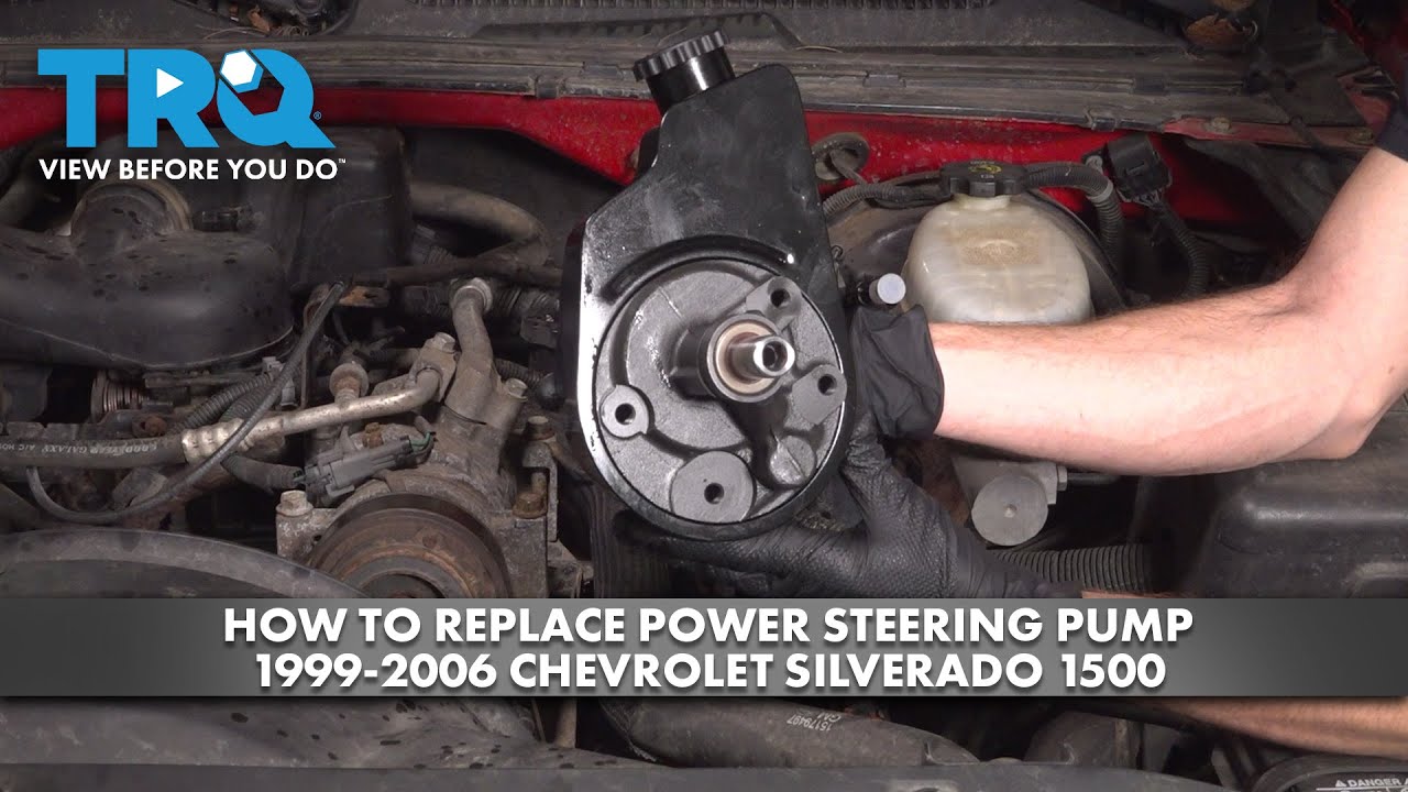 How To Replace Power Steering Pump 1999 2006 Chevrolet Silverado 1500