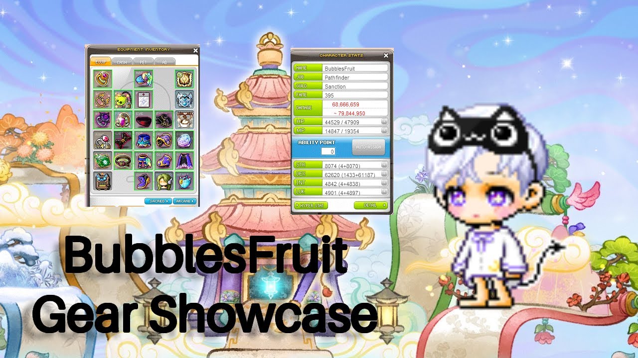 [Reboot] Maplestory Pathfinder Gear Showcase - YouTube