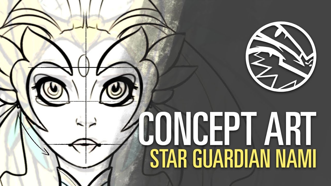 STAR GUARDIAN NAMI | Concept Art | [KEZ] - YouTube