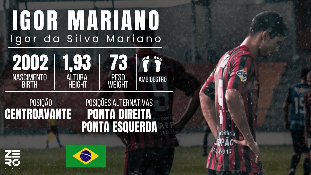 Igor Mariano | Centroavante | DVD Atleta de Futebol - YouTube
