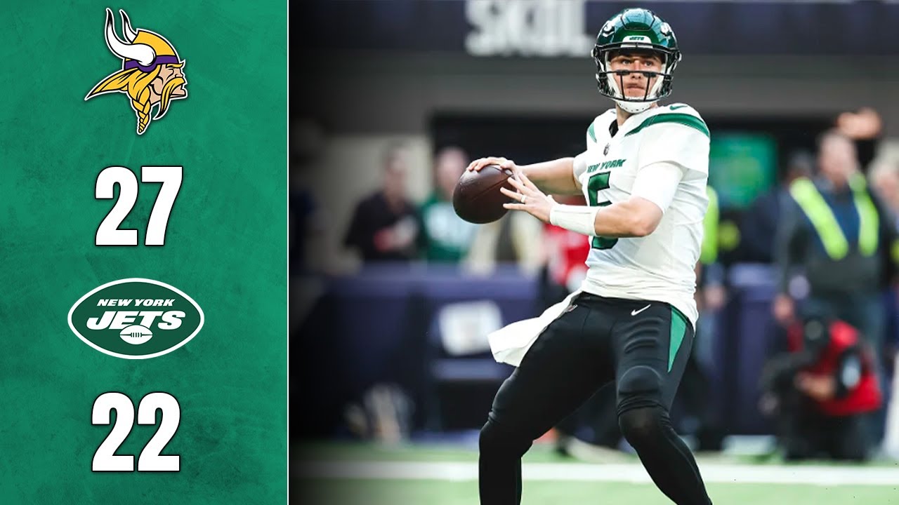New York Jets vs Minnesota Vikings Highlights & Recap | Week 13 - YouTube