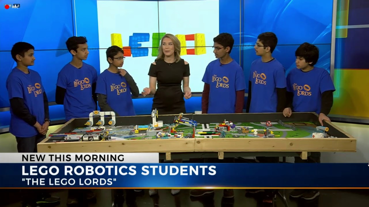The Lego Lords at NBC Columbus | FIRST LEGO League - YouTube