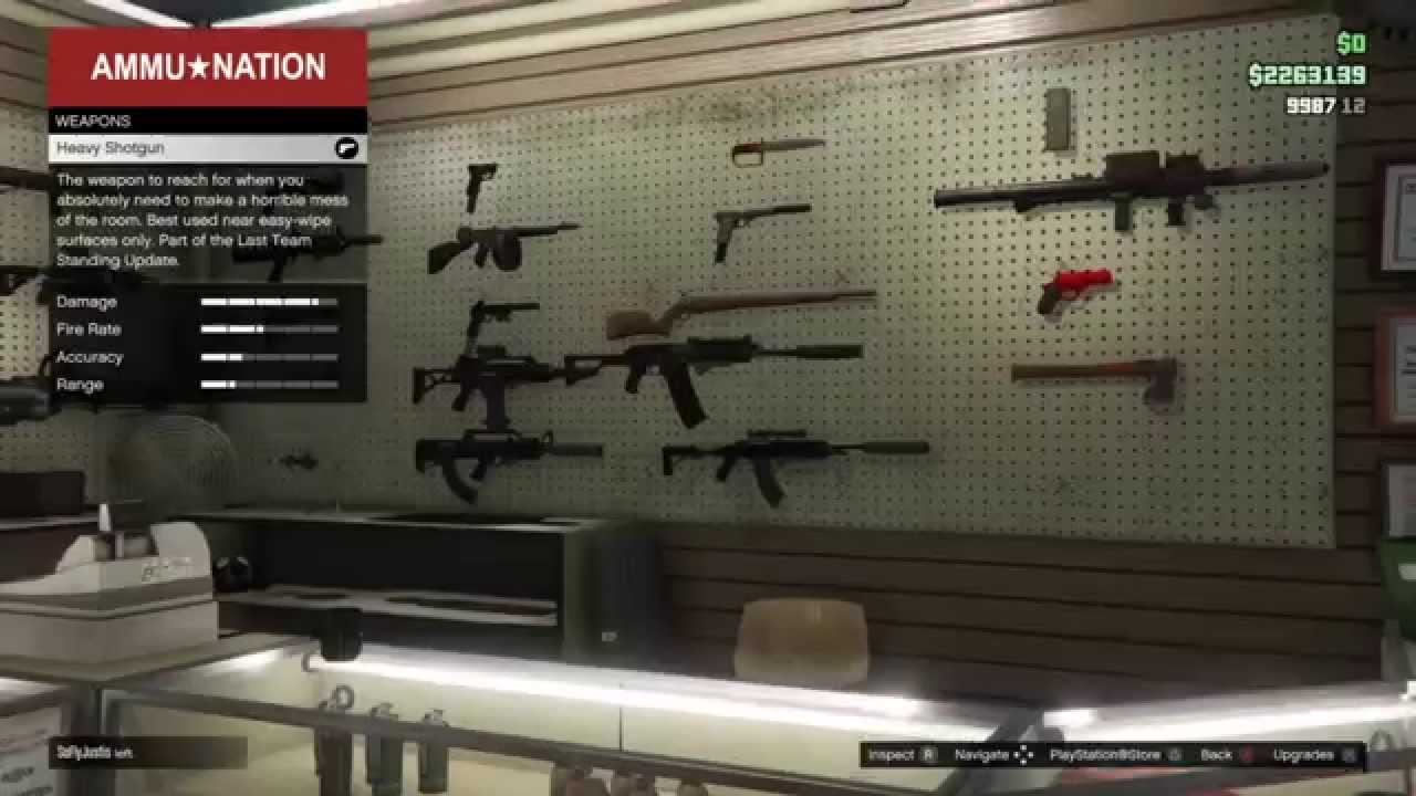GTA V Online - NEW Weapons after the Heist Update, BUT BEFORE ...