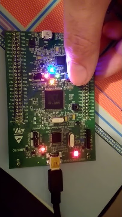 Using GPIO on STM32F407VG - YouTube