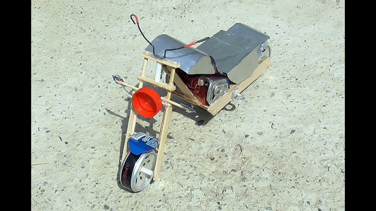 DIY - How to make Amazing Toy Motorcycle - YouTube