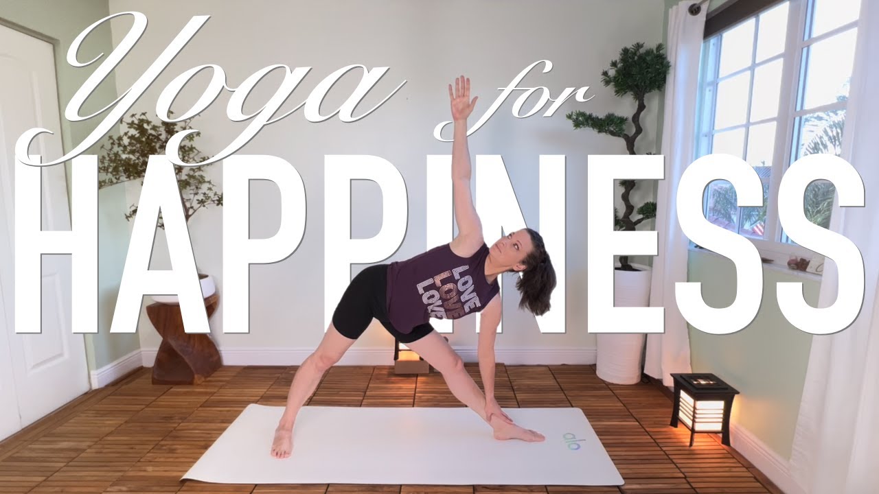 Beginner Yoga for Joy and Happiness [Full 45 Minute Yoga Class] - YouTube
