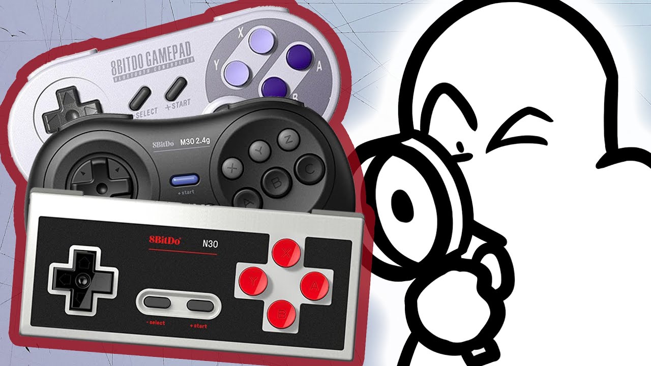Un vistazo a los controles de 8bitdo - YouTube