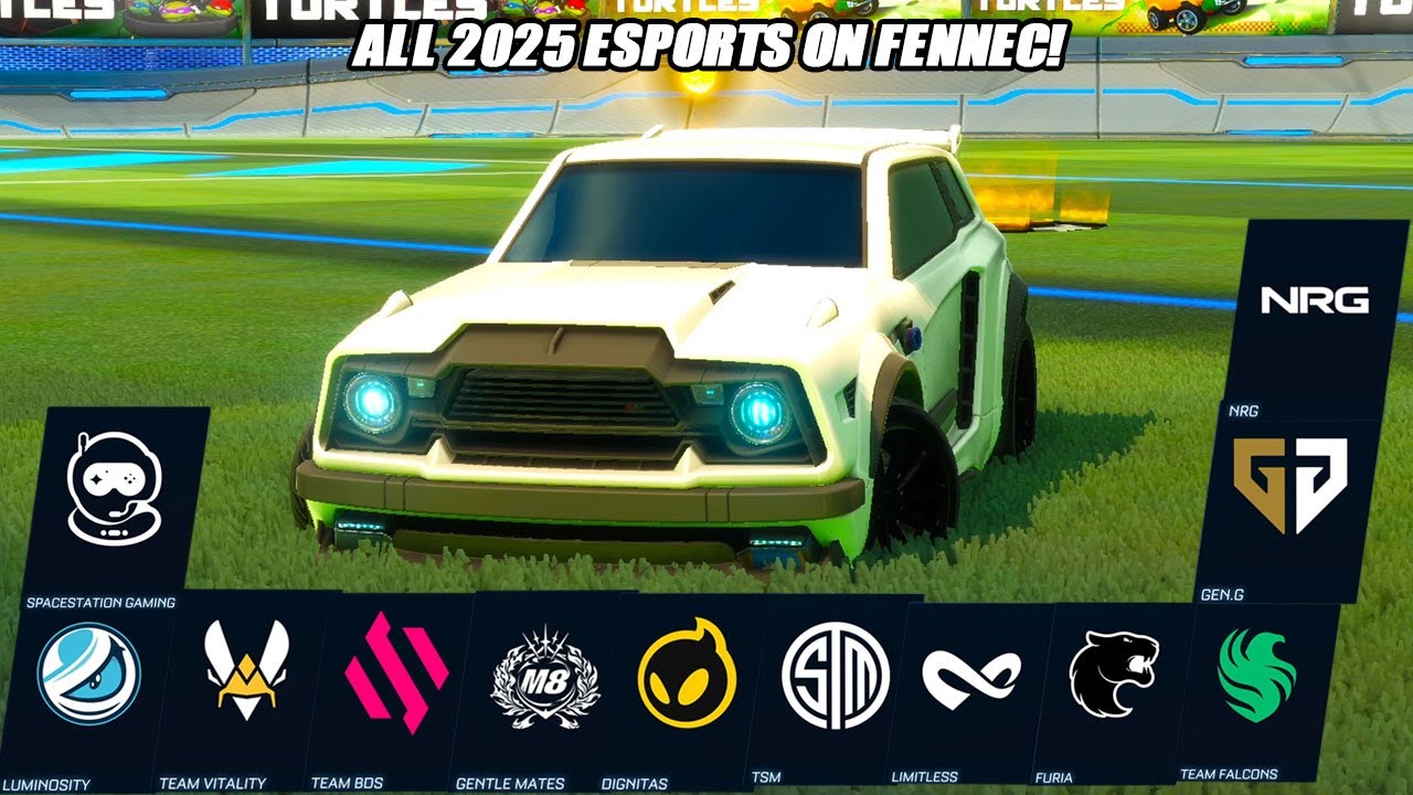 Showcasing All *NEW* 2025 Esports Decals On Fennec Car - Rocket League ...