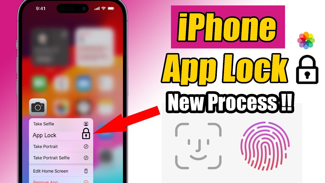 How to LOCK APPS on iPhone with FACE ID | iPhone App Lock Kaise Kare ...