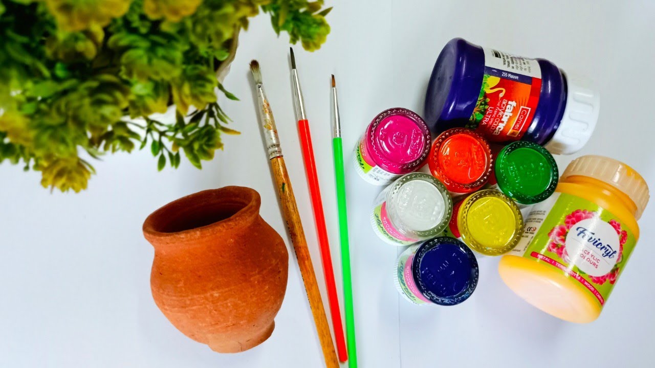 Beautiful Matki Painting idea Easy Matka Decoration #potpaintingideas # ...