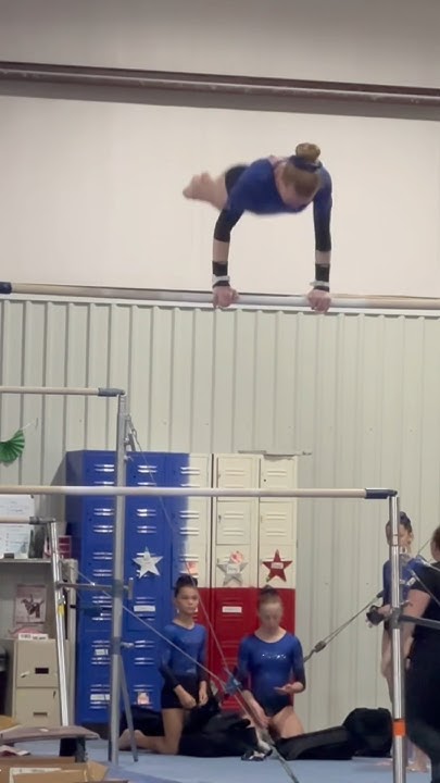 Xcel gold bar routine 9.1 - YouTube