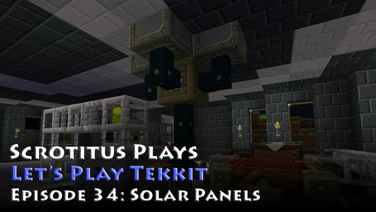 Let's Play Tekkit - Episode 34 - Solar Panels - YouTube