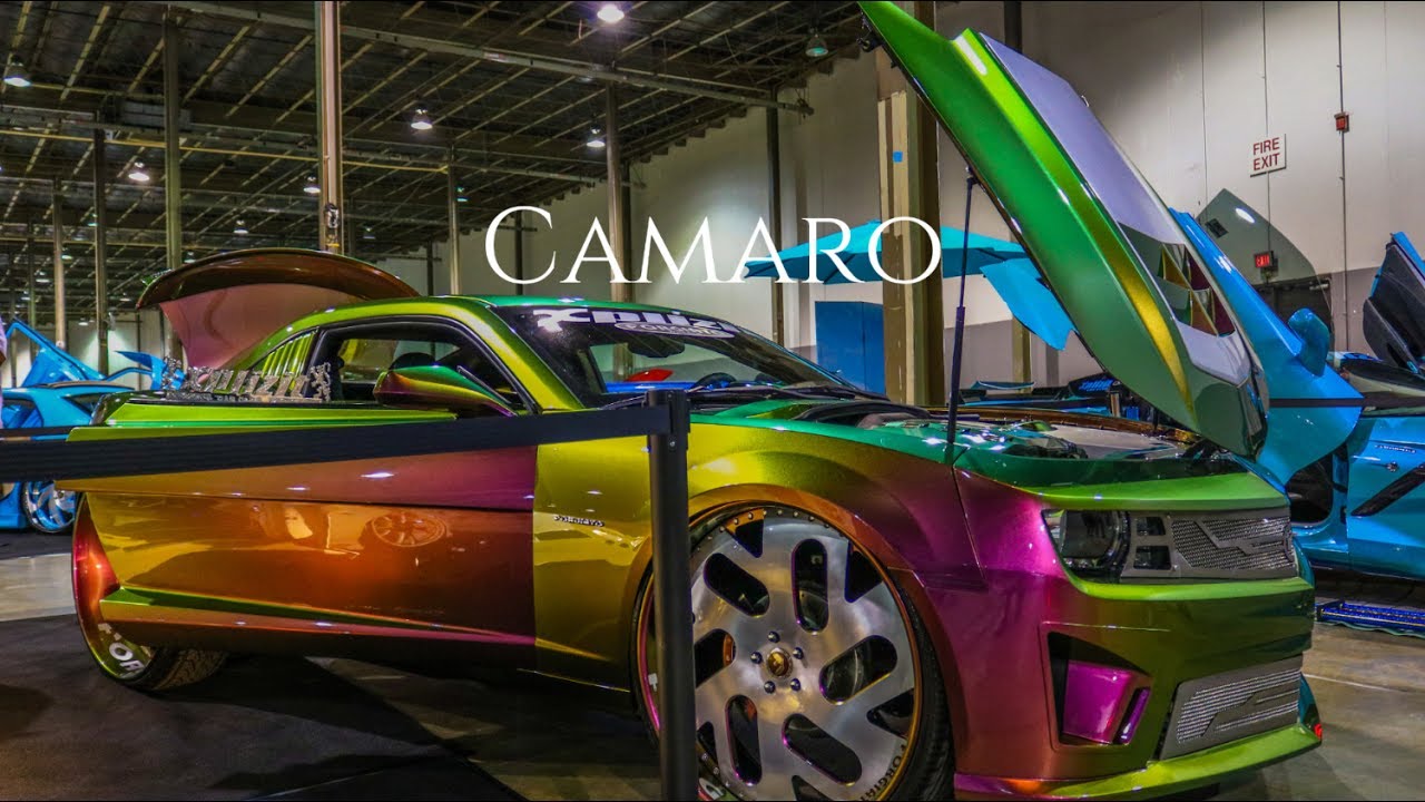 Super Clean Camaro squatting on 30 inch Forgiato Wheels in HD (must see ...