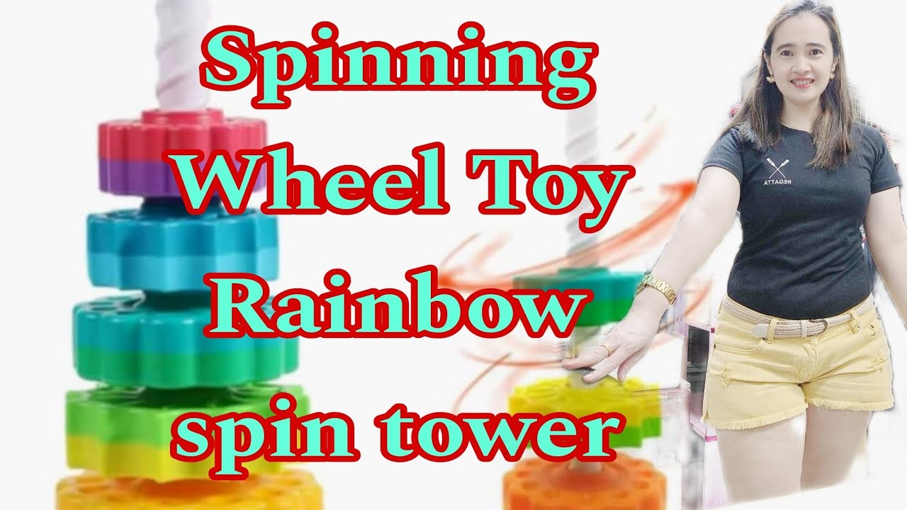 ASMR||Lets play my most unique spinning Wheel Toy Rainbow spin the satisfying ASMR sound #asmr ...