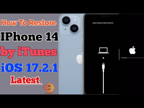 How To Restore & Reset IPhone 14 👉 By iTunes & Recovery Mode 👉 iOS 17 ...