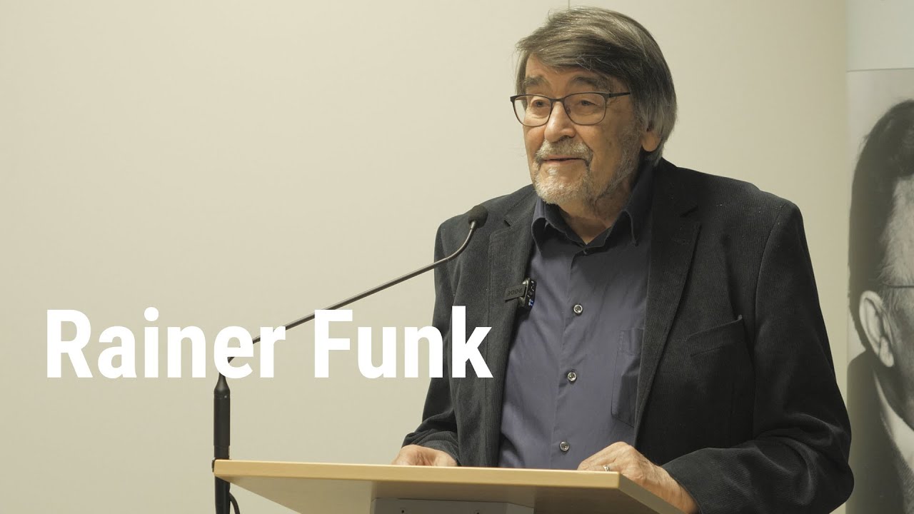 Erich Fromm Lecture 2024 | Greetings Dr. Rainer Funk - YouTube