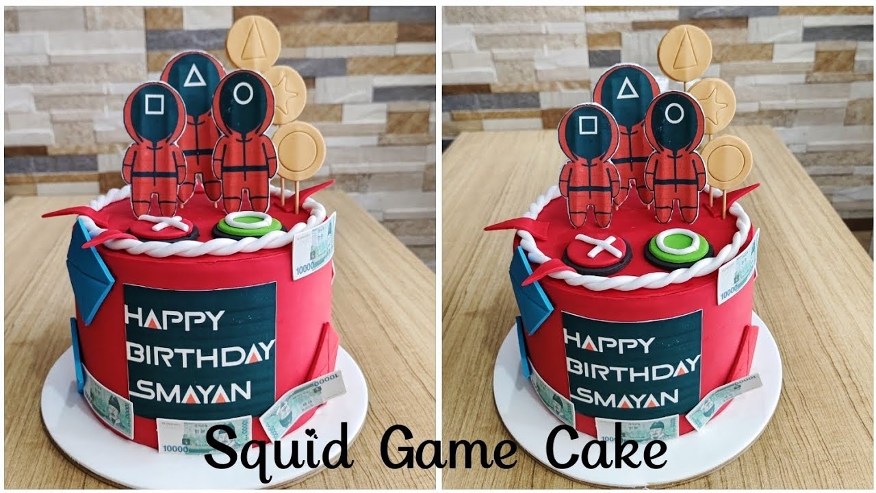 Squid Game cake decorating ideas | How to Decorate A Squid Game Cake ...