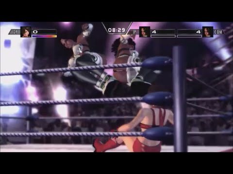 Rumble Roses XX - Double X Move (Double Running Dropkick) - YouTube
