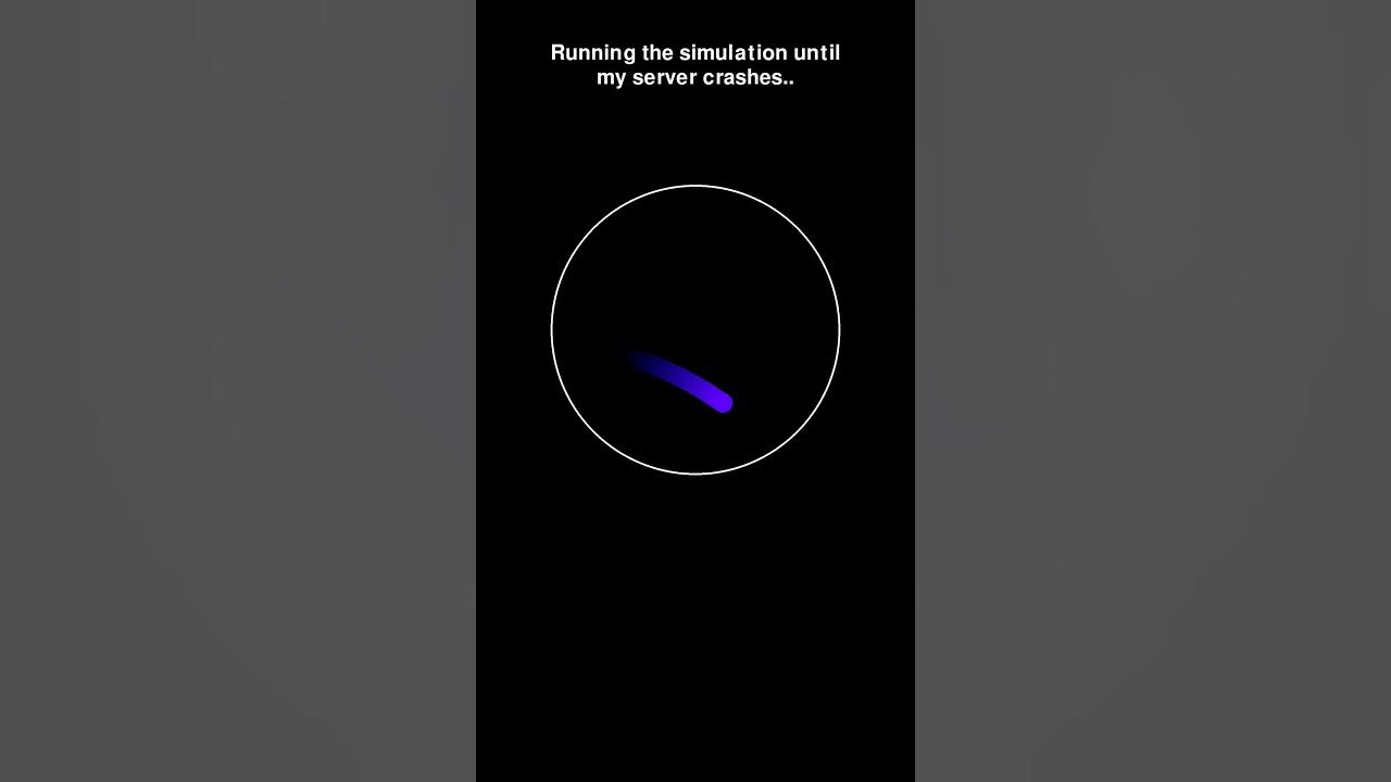 Ball bouncing simulation #adhd #music #code #space #python #physics #simulations #memes #science ...