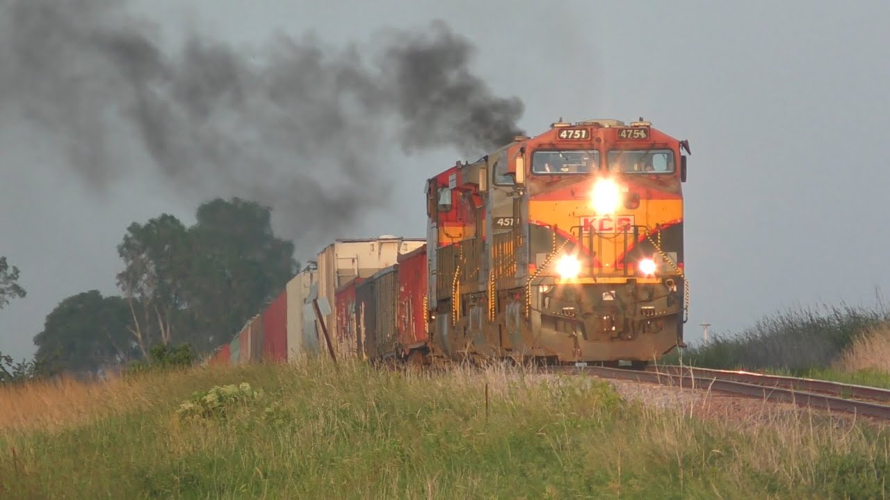 6-20-25 - Grey Ghost! KCSM 4751 West at Smiths Mill, MN - YouTube