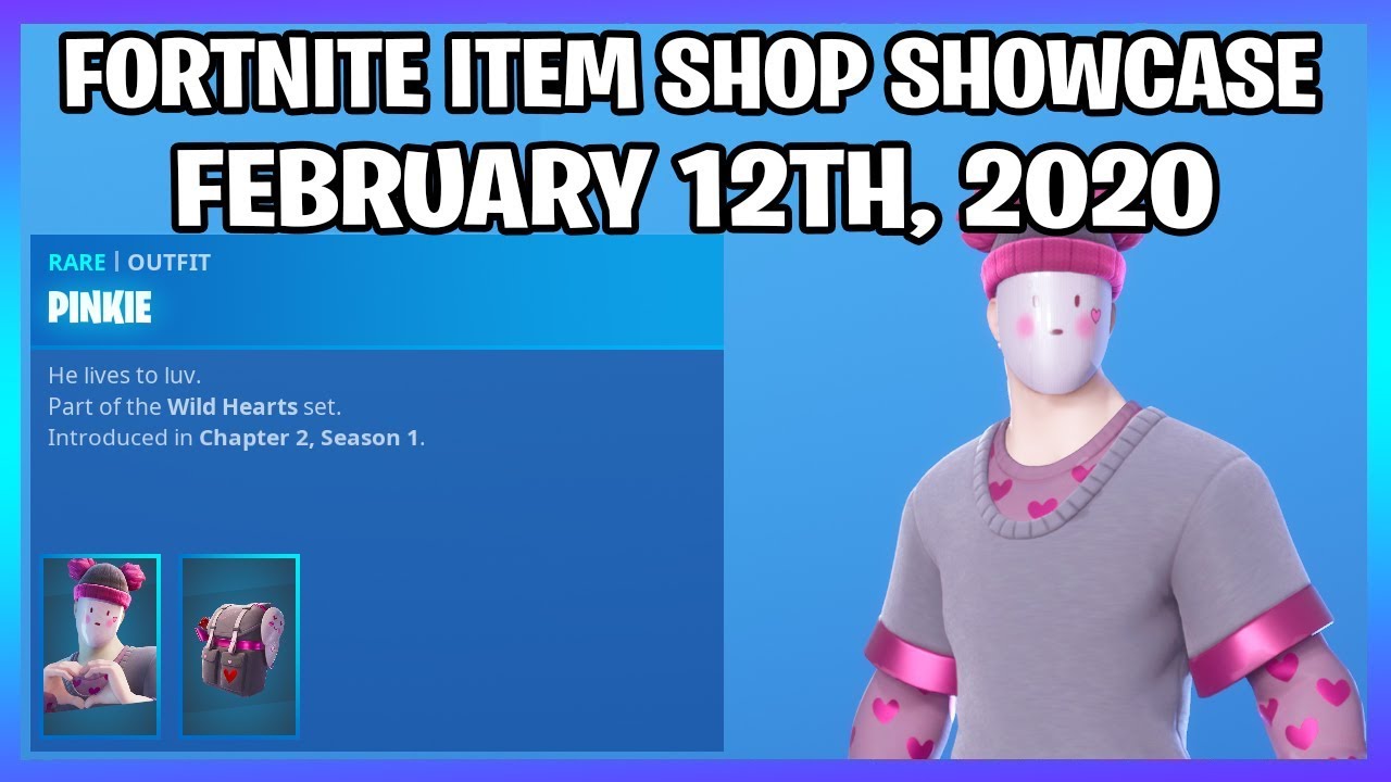 *NEW* PINKIE SKIN AND MORE! (Fortnite Item Shop February 12th, 2020 ...