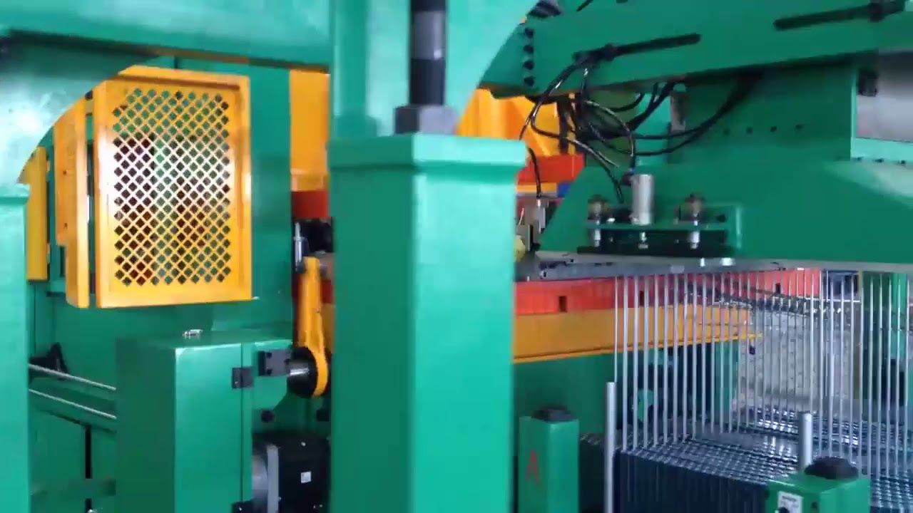 YKC High Speed Fin press machine line - YouTube