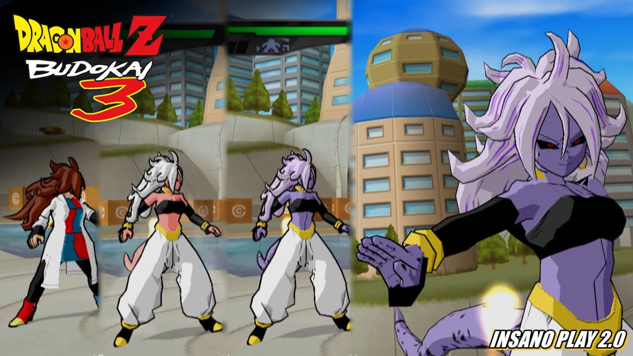 Dragon Ball Z Budokai 3 Android 21 Mod Vs Super Buu Mod - YouTube