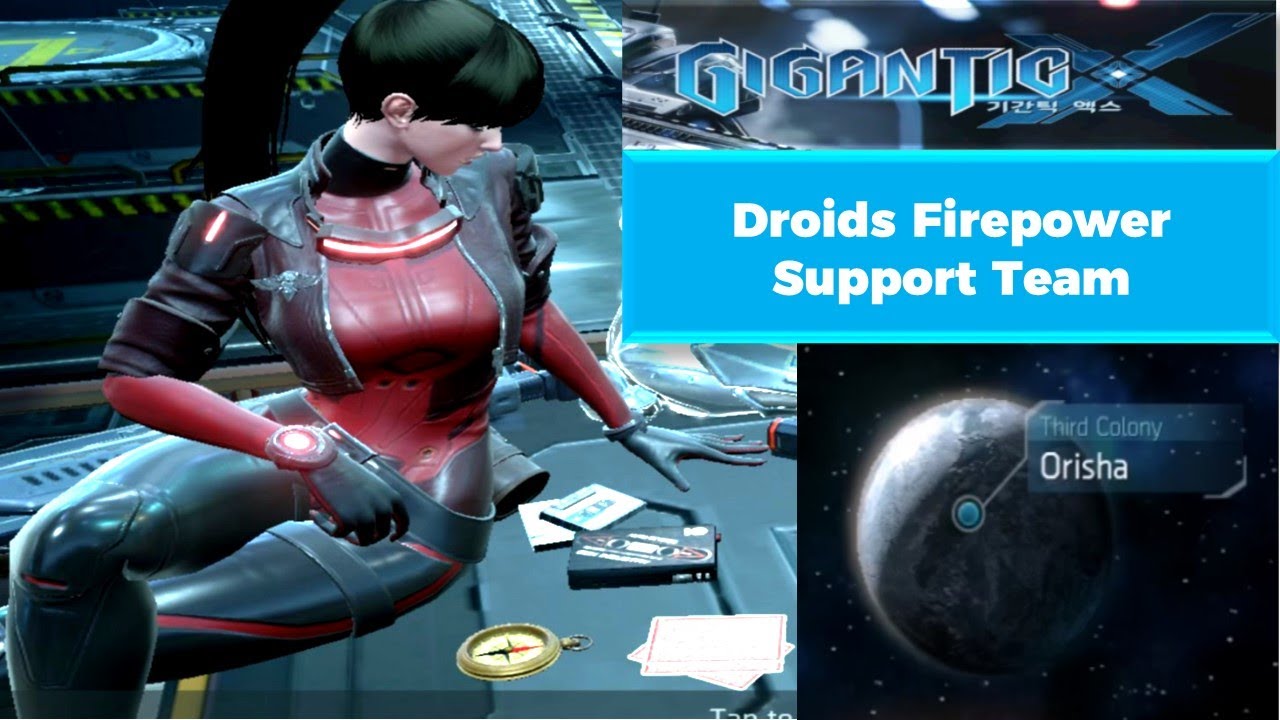 Gigantic X Droid Team Firepower Support - YouTube