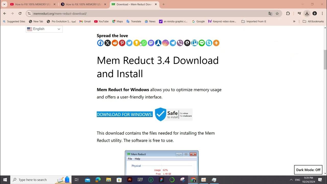 How To Reduce Memory Usage / ازاي تقلل استخدام الرامات - YouTube