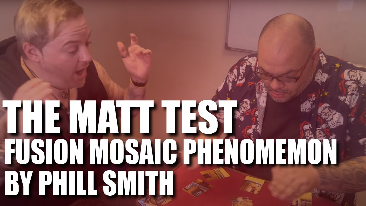 Fusion Mosaic Phenomenon by Phill Smith | The Matt Test - Live ...